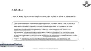 SJ Contract Management Awareness Dec 2016 | PPTX