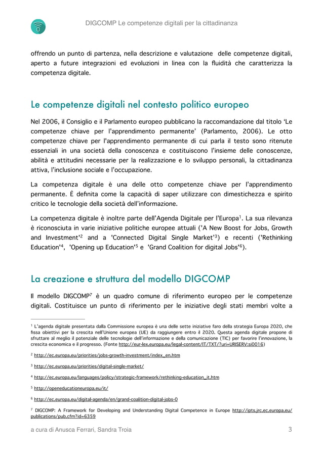 Digcomp ferrari troia | PDF