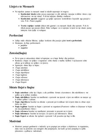 Sjellje organizative | DOCX