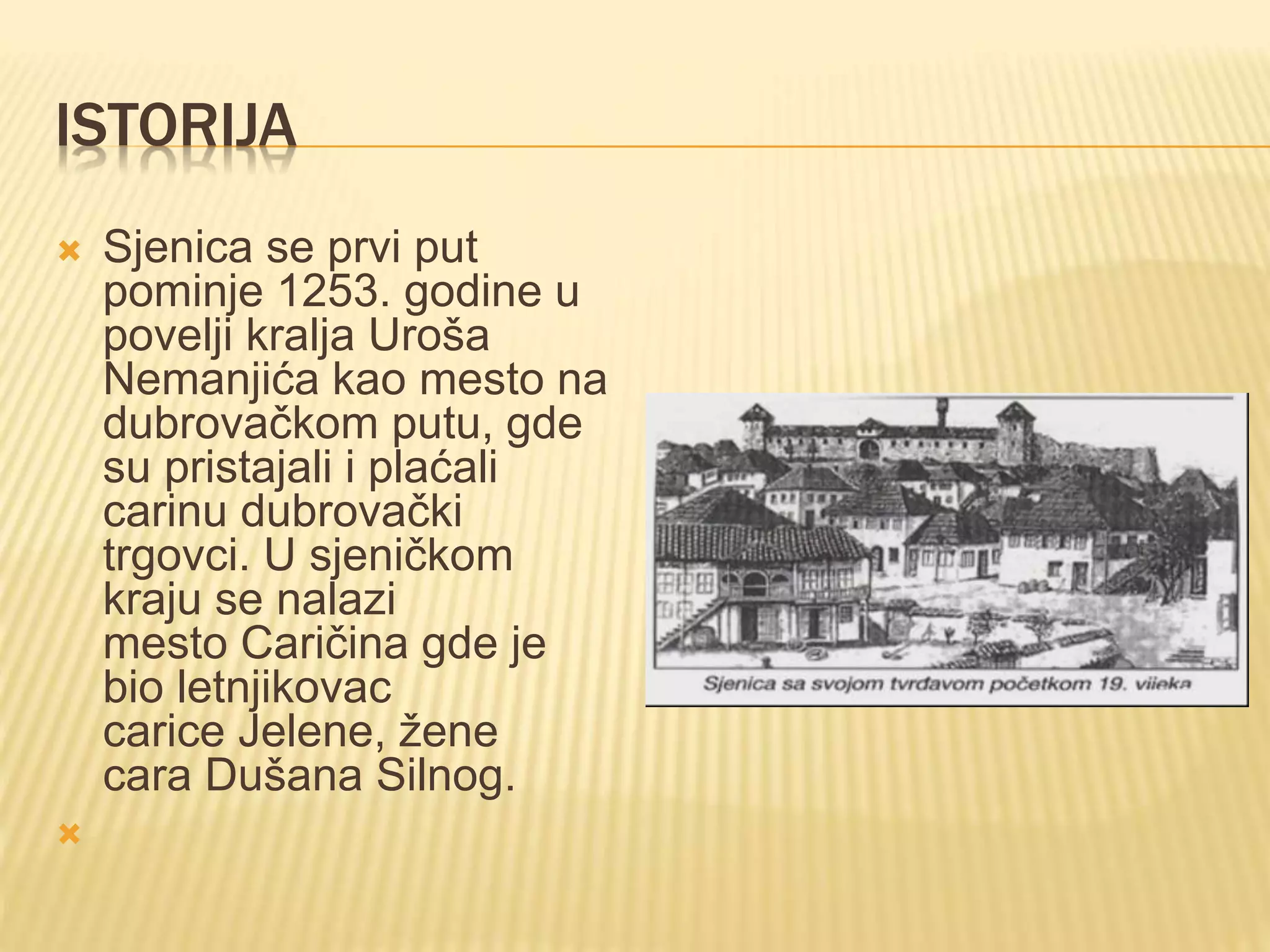 Sjenica prezentacija | PPTX