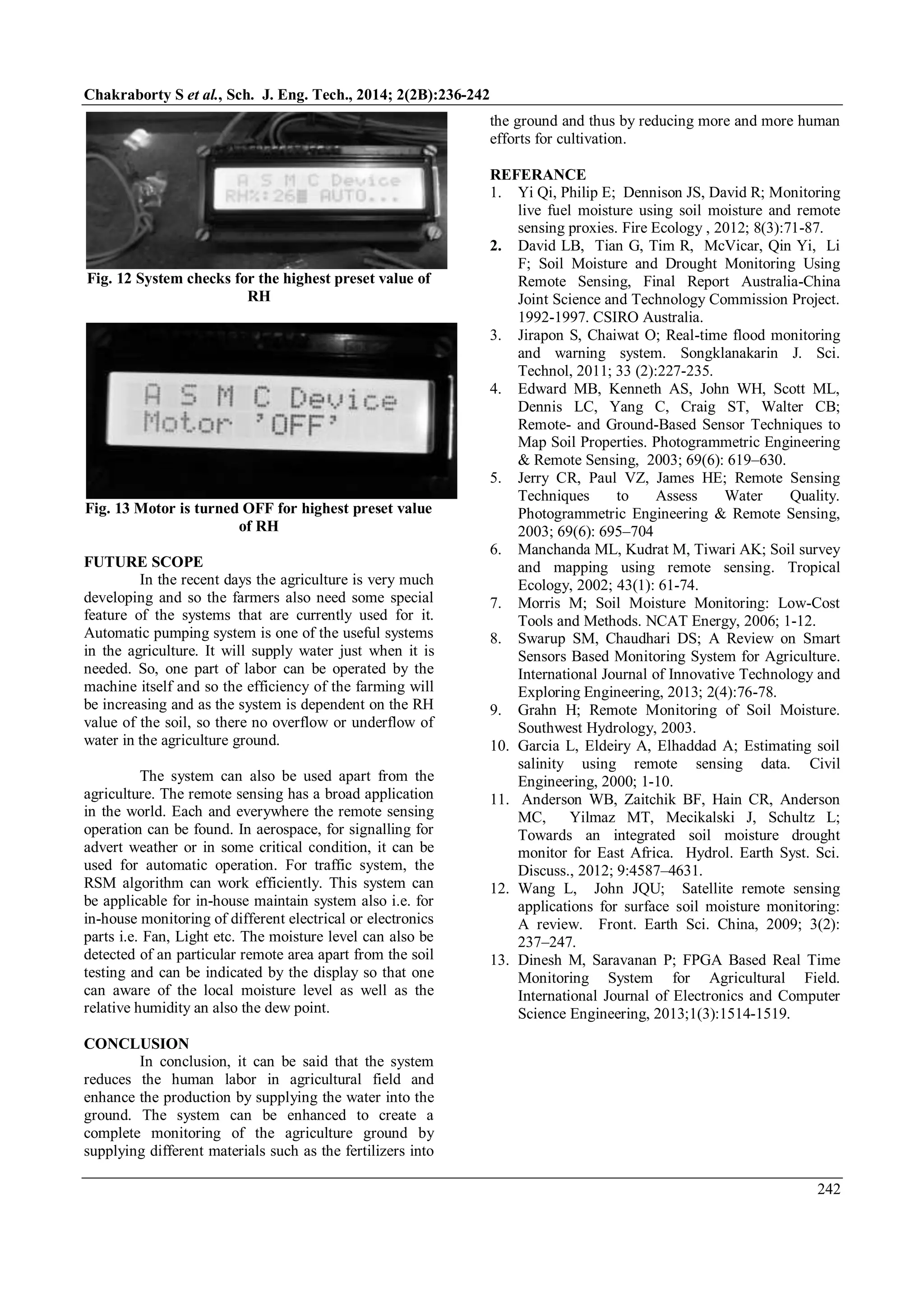 Real Time Microcontroller Based Remote Water Monitoring System in ...