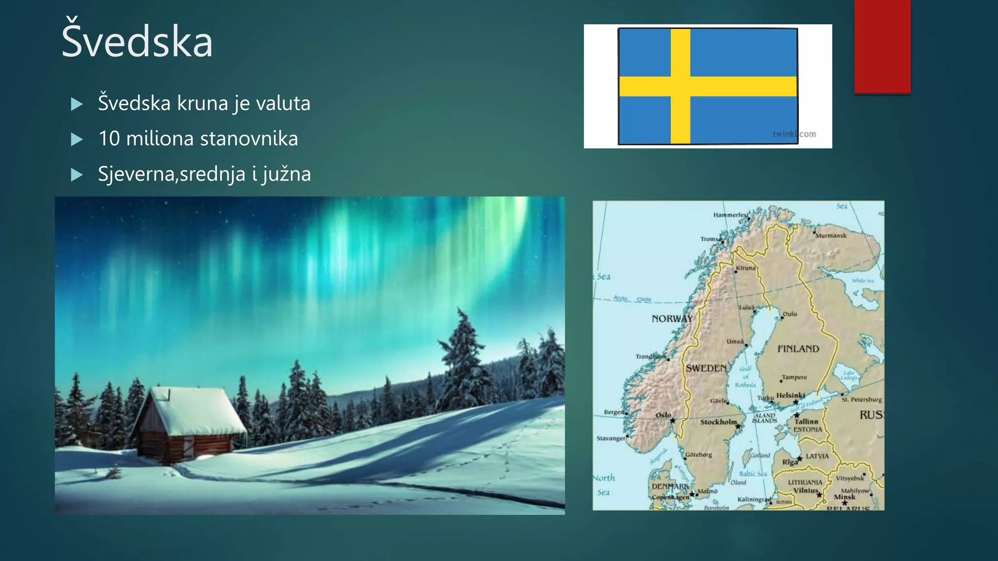 Sjeverna Evropa - Države.pptx