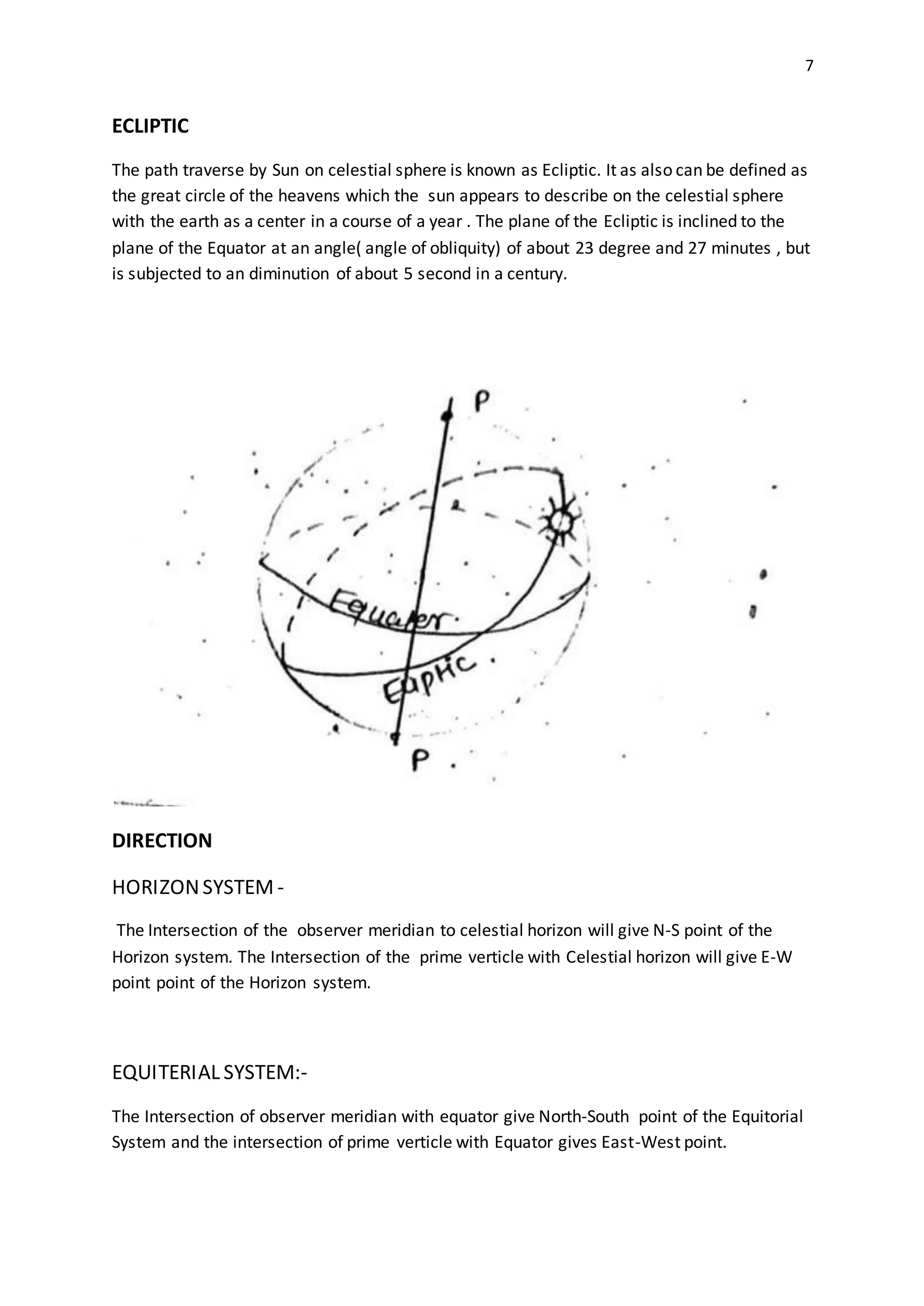 Field astronomy in surveying | DOCX