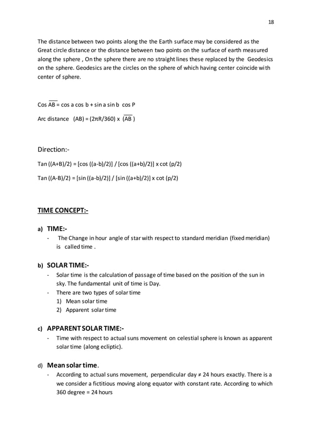 Field astronomy in surveying | DOCX | Astrology | Religion & Spirituality