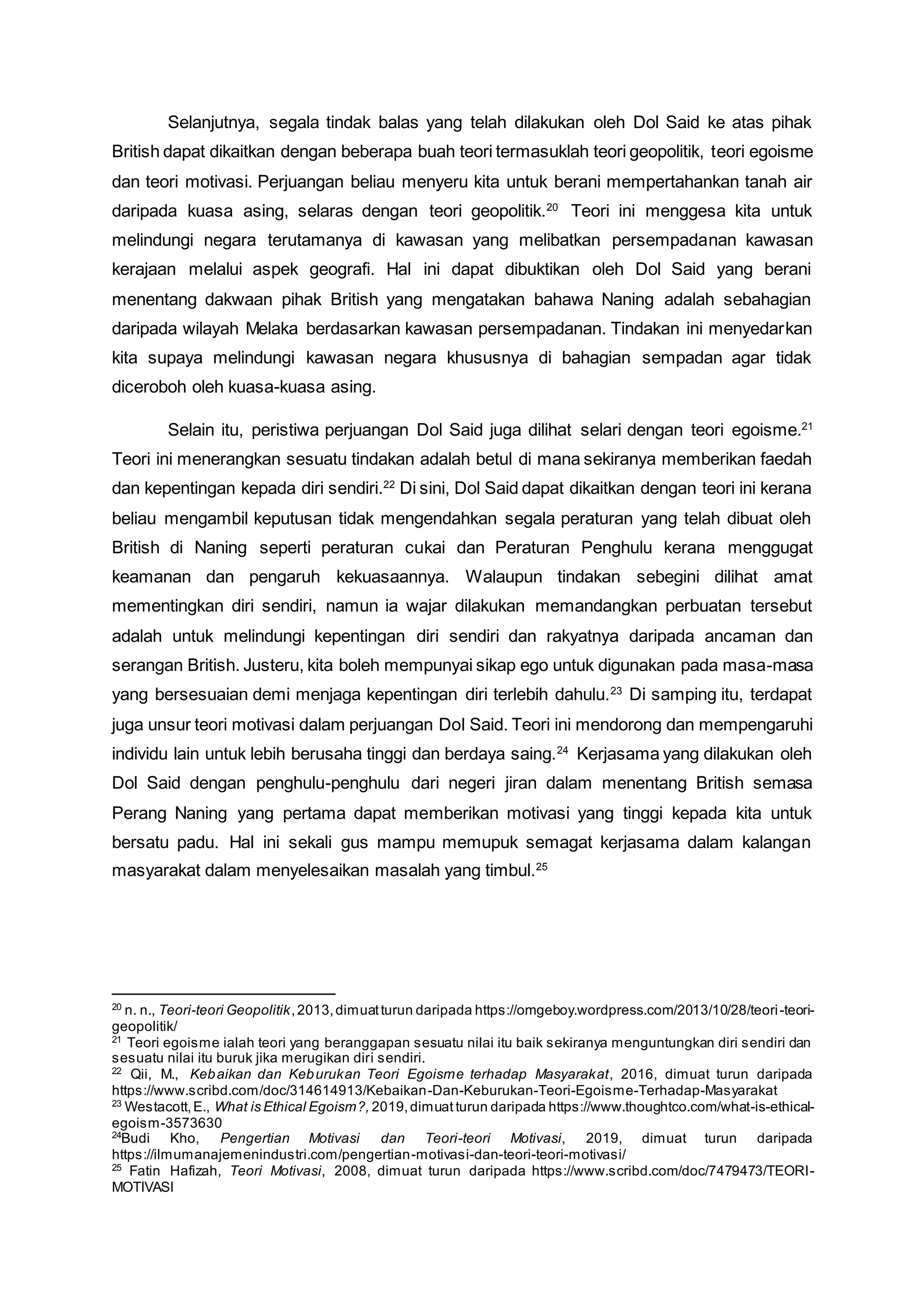 PERJUANGAN DOL SAID MENENTANG BRITISH DI NANING | DOCX
