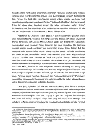 PERJUANGAN DOL SAID MENENTANG BRITISH DI NANING | DOCX