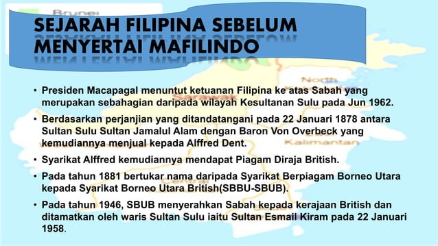 MAPHILINDO ( MALAYSIA - FILIPINA - INDONESIA ) | PPTX