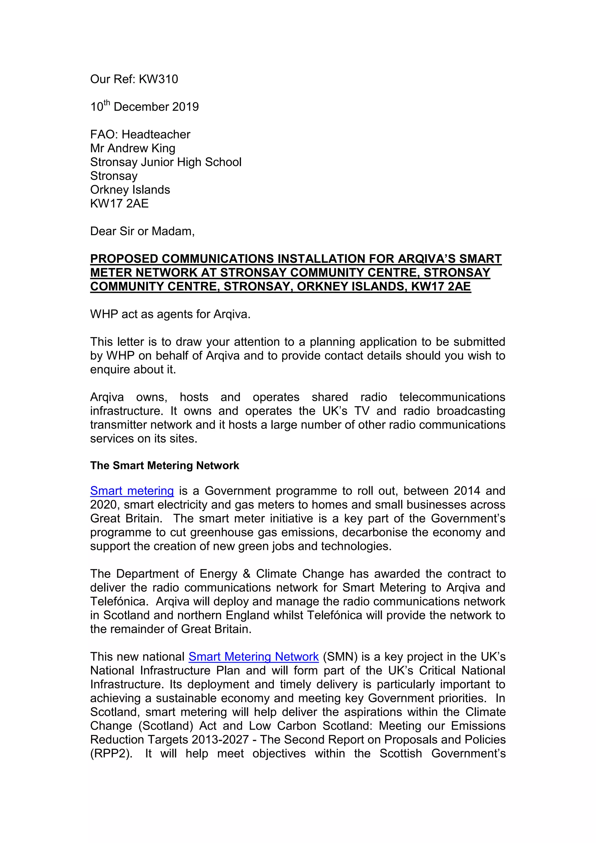 Sjhs community engagement letter | PDF