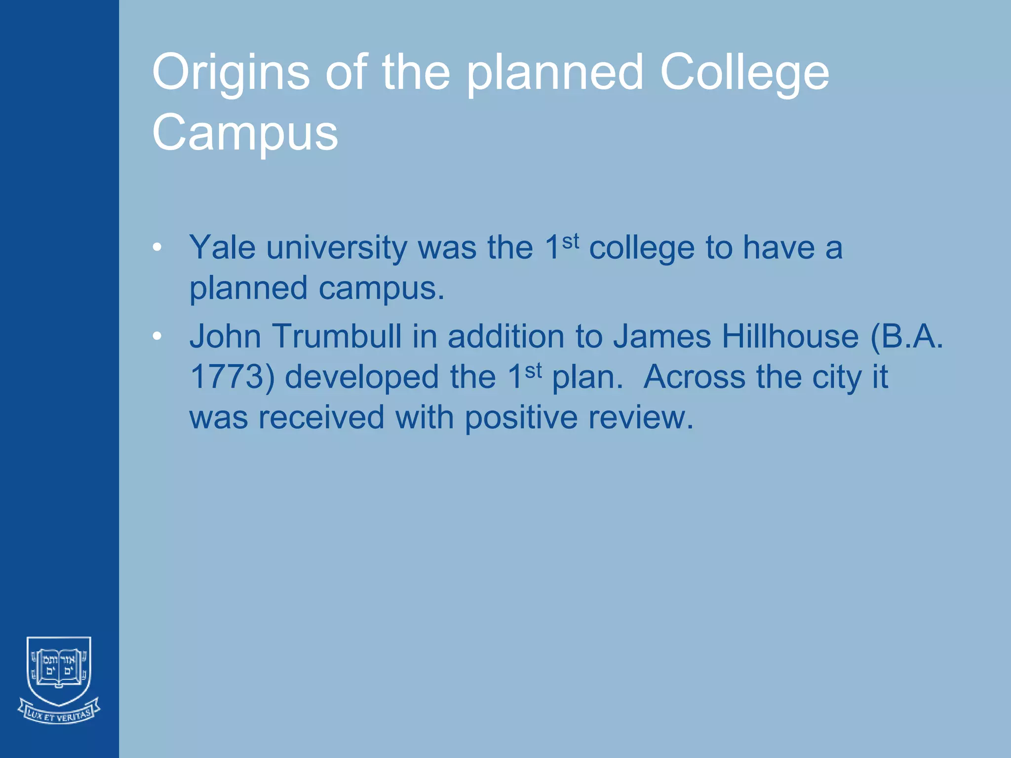 Yale university presentation | PPTX