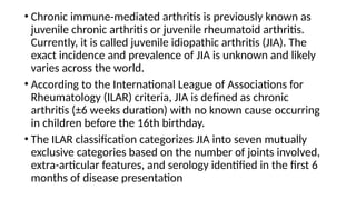 SJIA- SYSTEMIC JUVENILE IDIOPATHIC ARTHRITIS.pptx