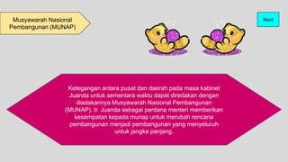 Kehidupan Sosial dan Ekonomi Masa Demokrasi Liberal | PPTX