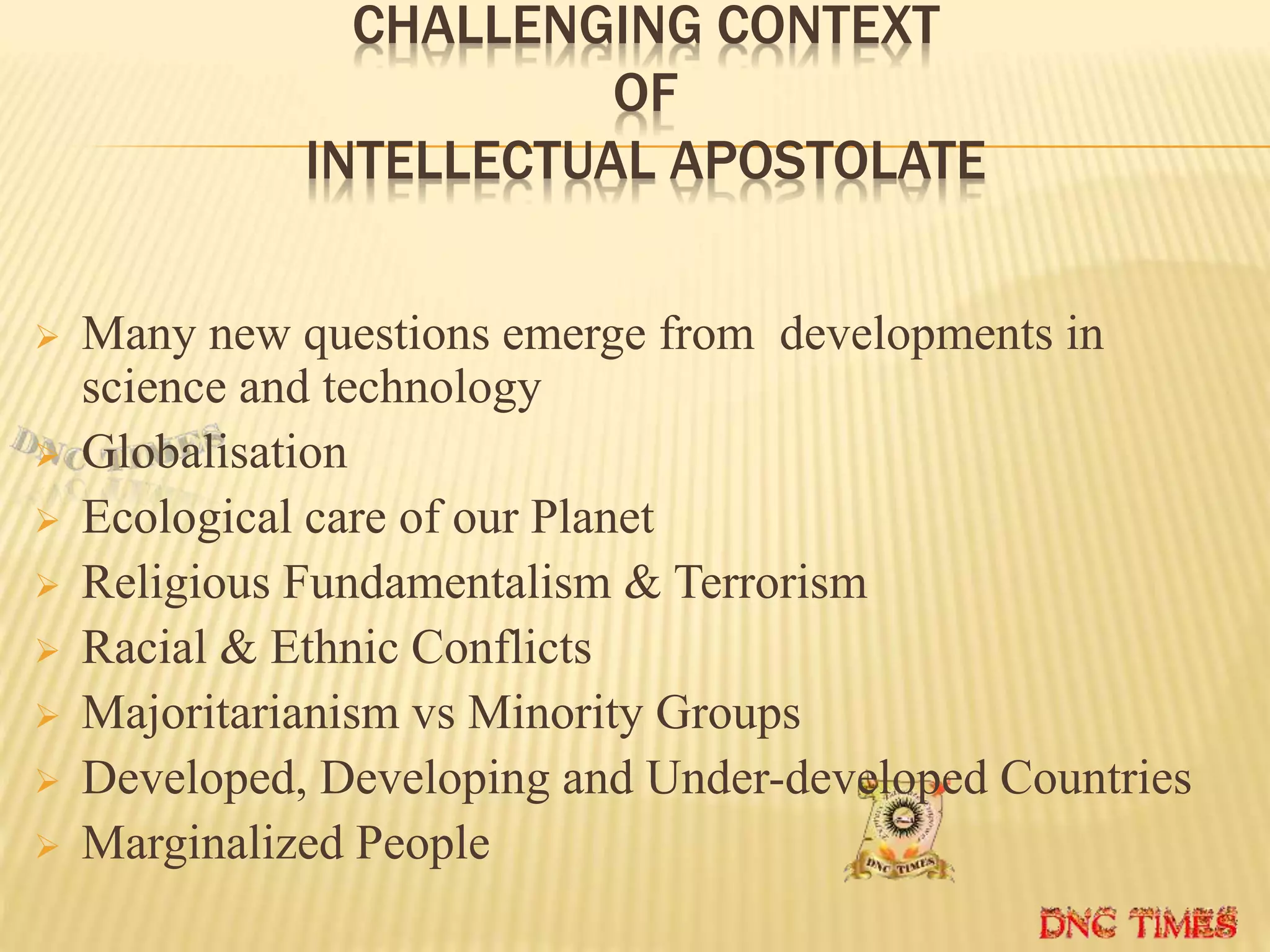 Intellectual Formation | PPT