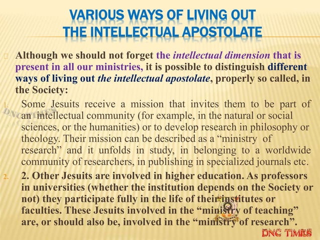 Intellectual Formation | PPT