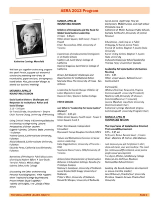 The Social Justuce Leader | PDF