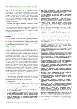 Scientifi c Journal of Musculoskeletal Disorders | PDF