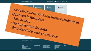 Microdata.no - Ready, set, research! Johan Sjøberg and Andreas Skogmo ...