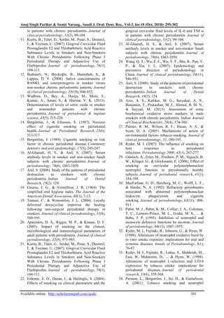 Correlation of Clinical Attachment Level (CAL) and C - Reactive Protein ...