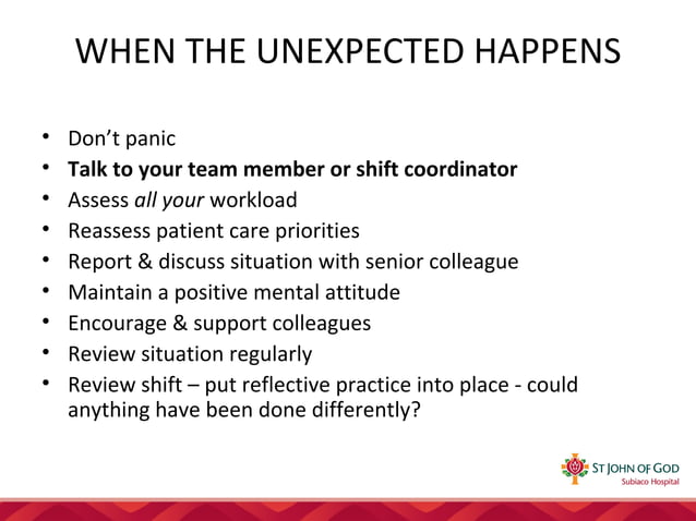 SJOG Subiaco Hospital: Time Management | PPT