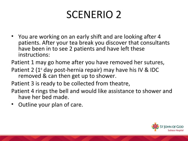 SJOG Subiaco Hospital: Time Management | PPT