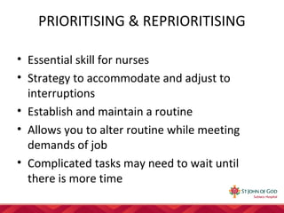 SJOG Subiaco Hospital: Time Management | PPT