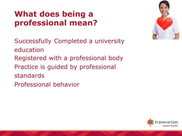 SJOG Subiaco Hospital: Professional Practice | PPT | Parenting Babies ...