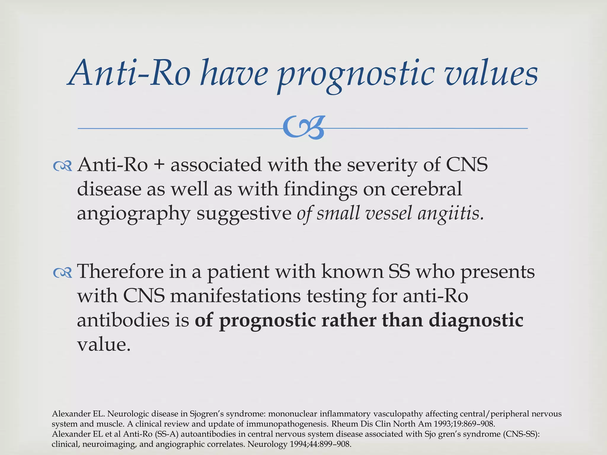 Sjogren Syndrome- a complex CNS disease | PPTX
