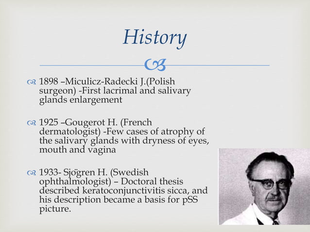 Sjogren Syndrome- a complex CNS disease | PPT
