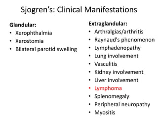 Sjogren's syndrome | PPTX