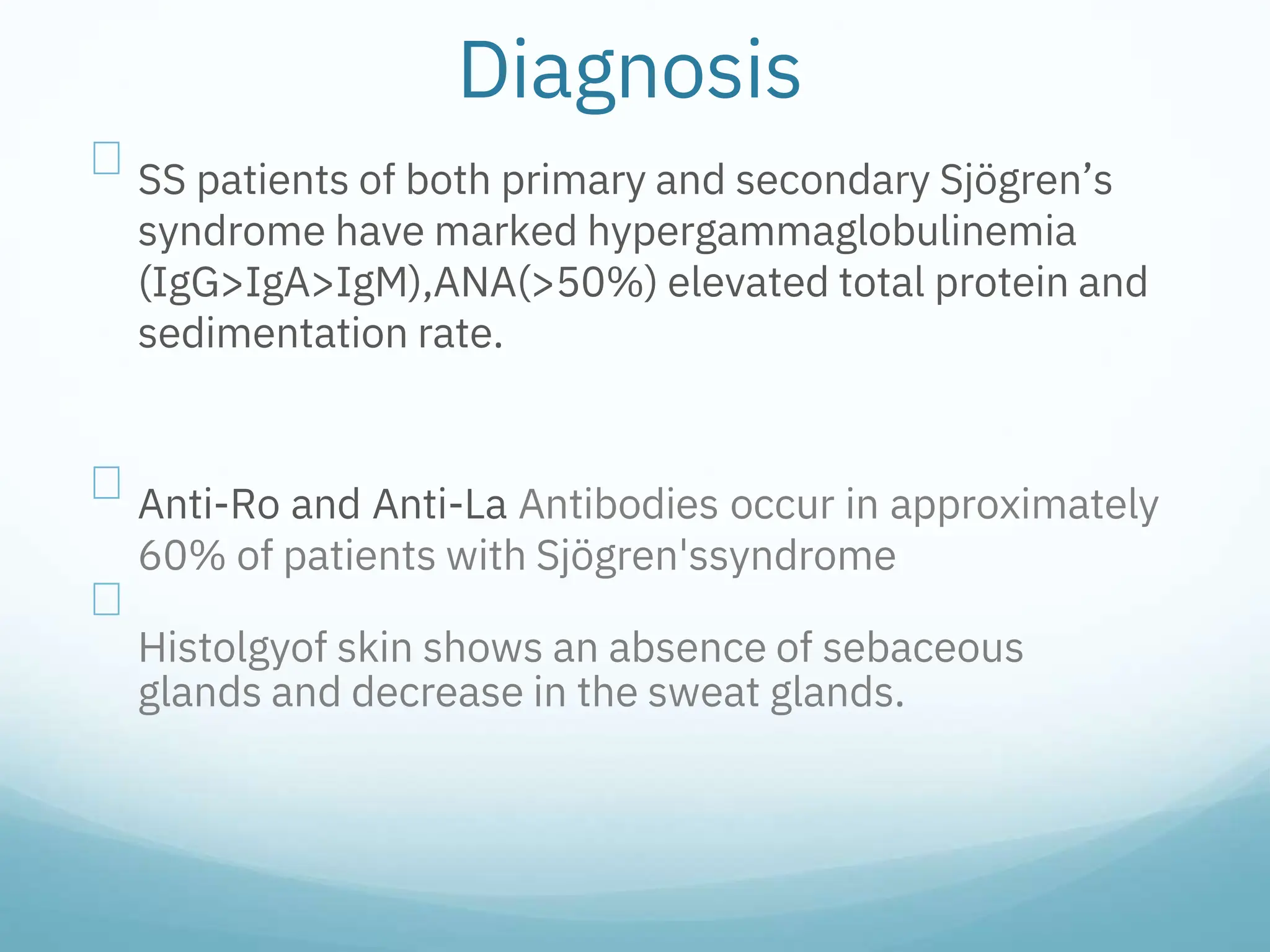 sjogren's syndrome clinical features,diagnosis,management | PPTX