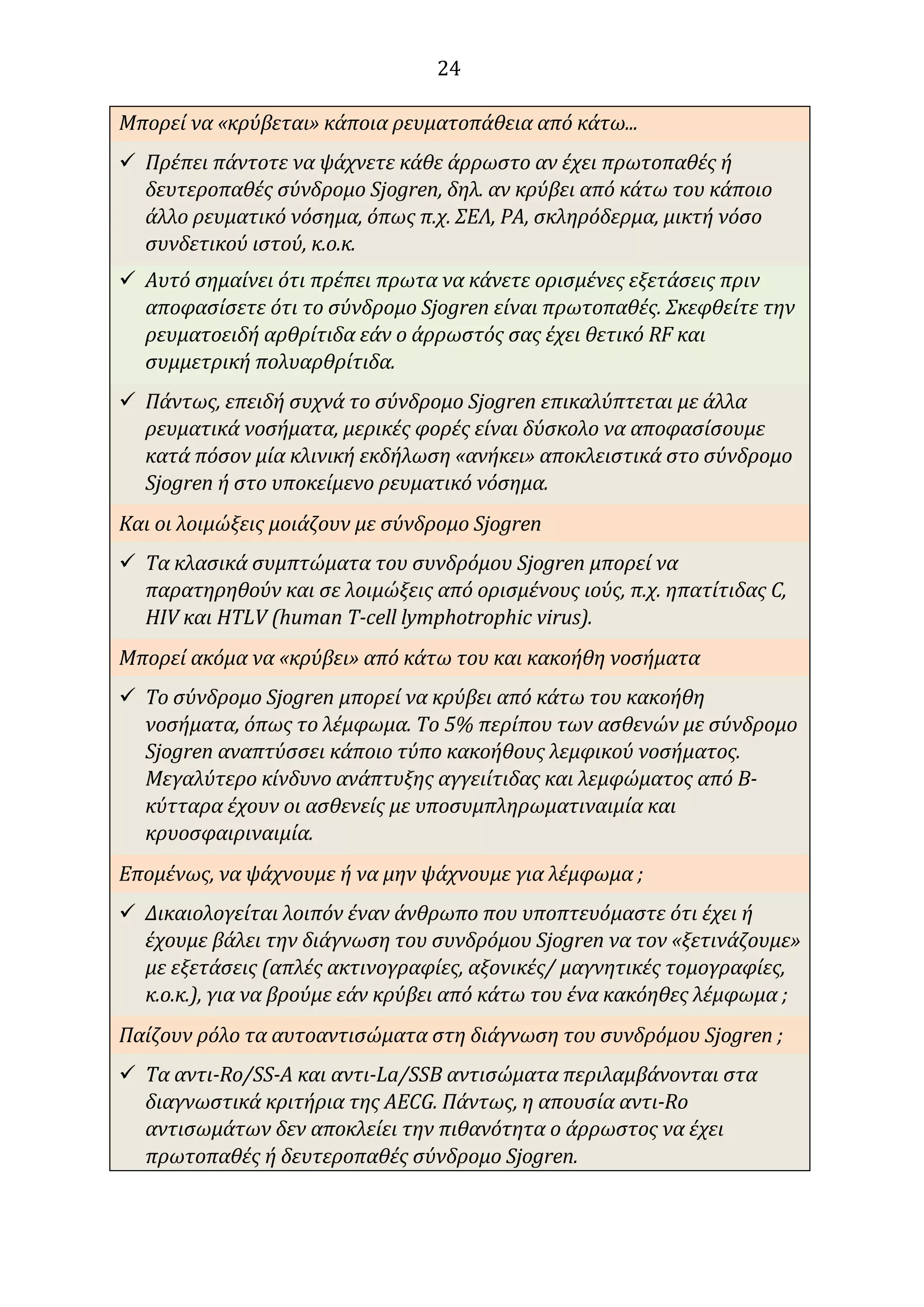 Sjogren's syndrome the whole story | PDF