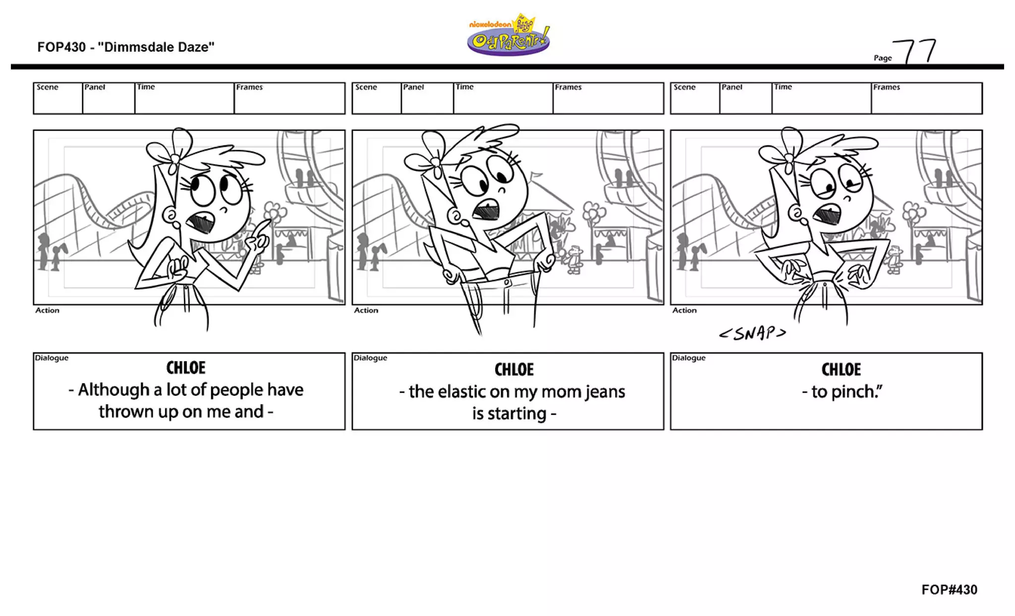 Fairly OddParents -“Dimmsdale Daze” Excerpts | PDF