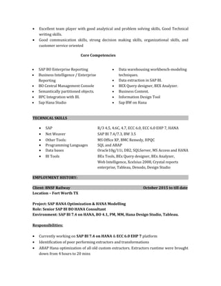 Joy SAP BW/HANA | DOC