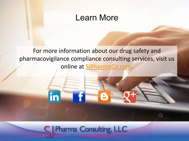 Pharmacovigilance Consulting Services with SJ Pharma Consulting | PPTX
