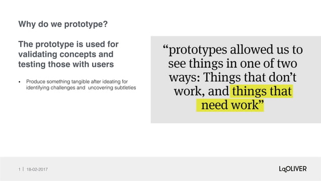 Why prototyping digital services is very important | PPT