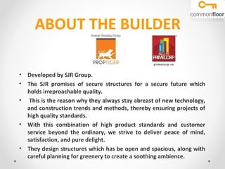 Sjr Palazza City Bangalore | PPT | Developmental Sites | Real Estate