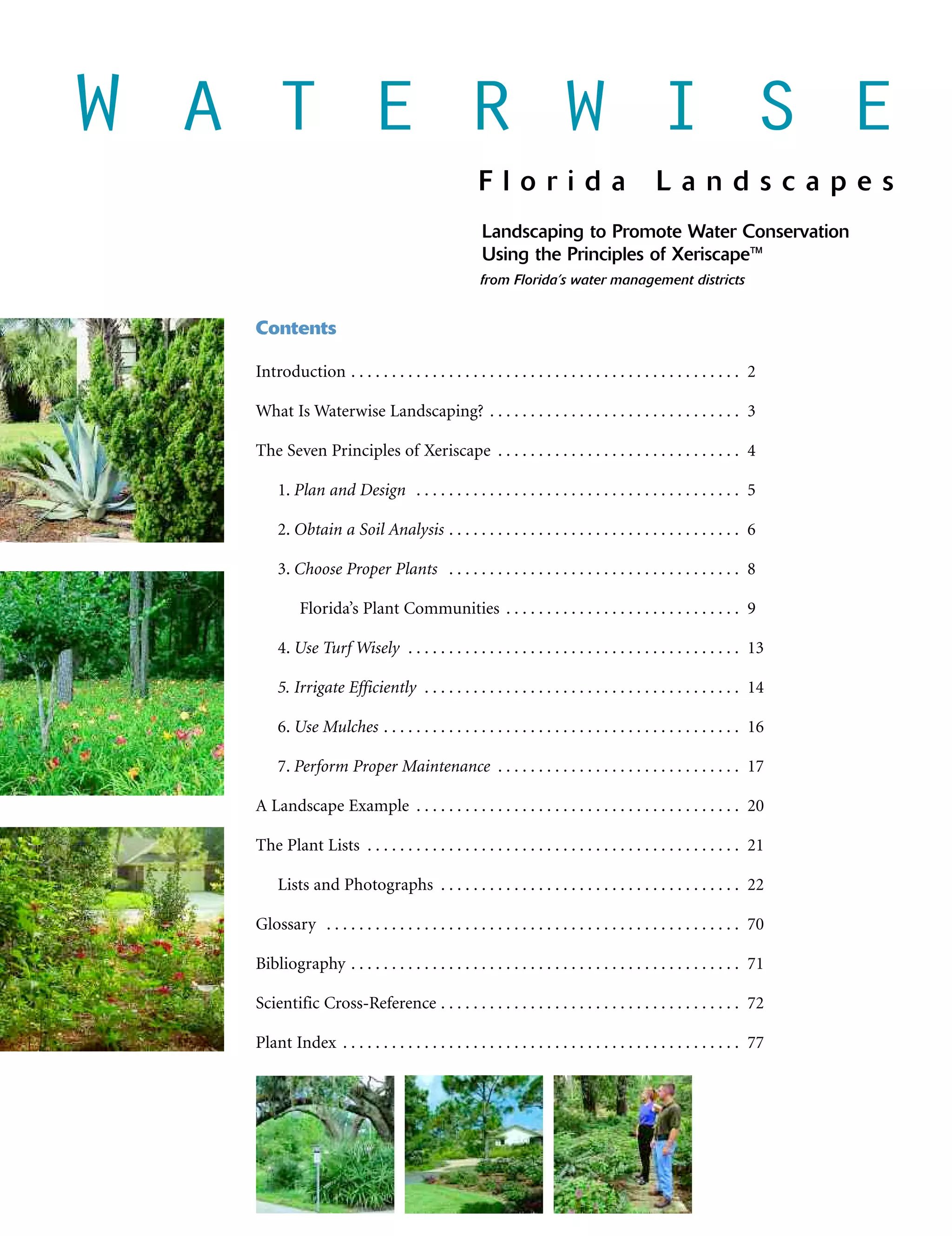 Waterwise Florida Landscapes: Landscaping to Promote Water Conservation ...