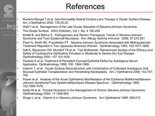 Stevens-Johnson Syndrome | PPT | Eye and Vision Conditions | Diseases ...