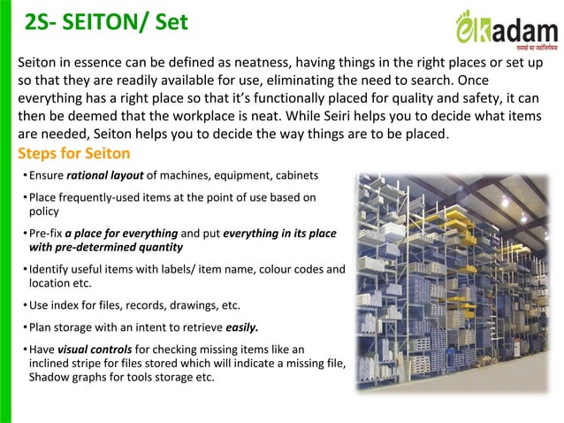 5S Presentation for beginners and professionals for implementation ...