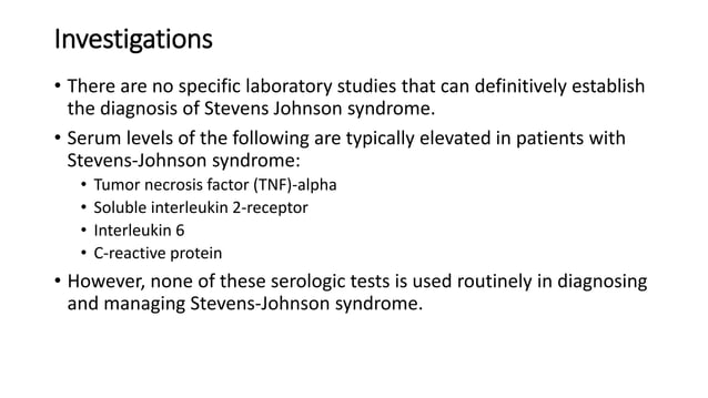 Steven Johnson Syndrome (SJS) and Toxic Epidermal Necrolysis (TEN) | PPTX | Infectious Diseases ...