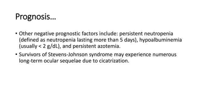 Steven Johnson Syndrome (SJS) and Toxic Epidermal Necrolysis (TEN ...