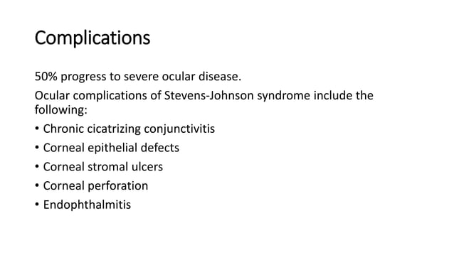 Steven Johnson Syndrome (SJS) and Toxic Epidermal Necrolysis (TEN ...
