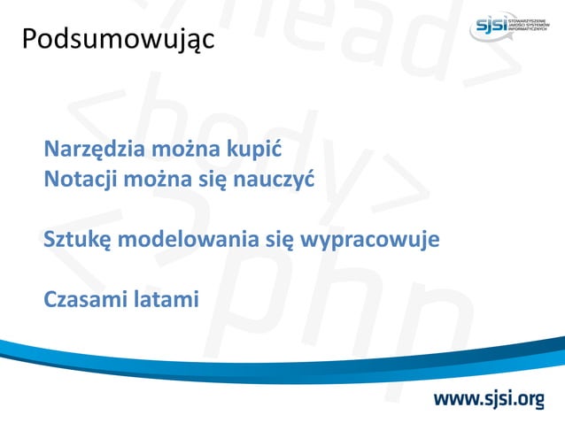 Sjsi sztuka modelowania | PPT
