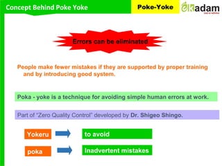 What is pokeyoke | PPT