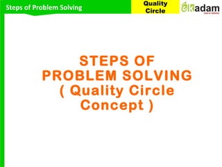 Quality Circle Steps | PPT