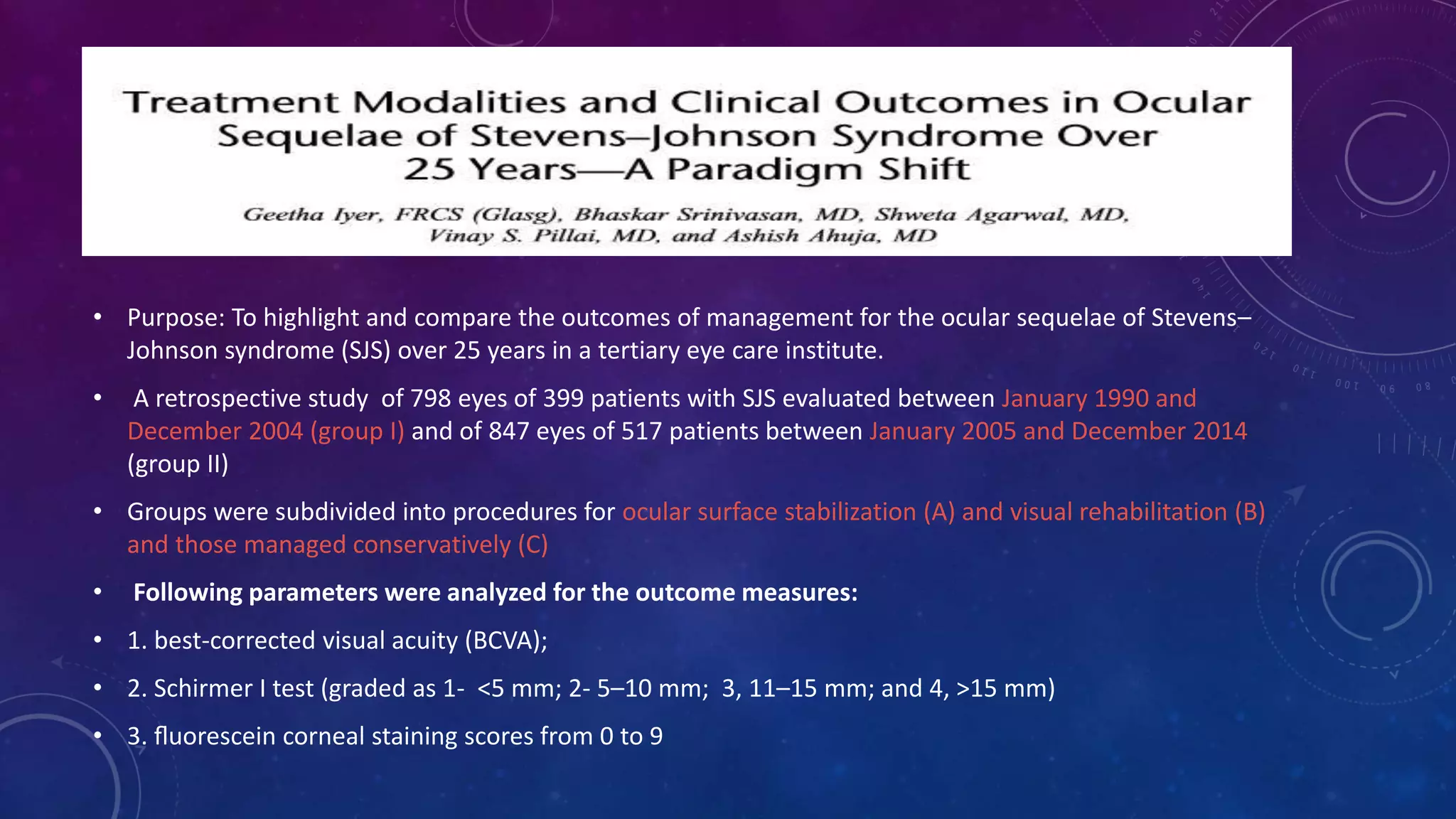Ocular cicatricial pemphigoid, Stevens-Johnson Syndrome, Toxic ...