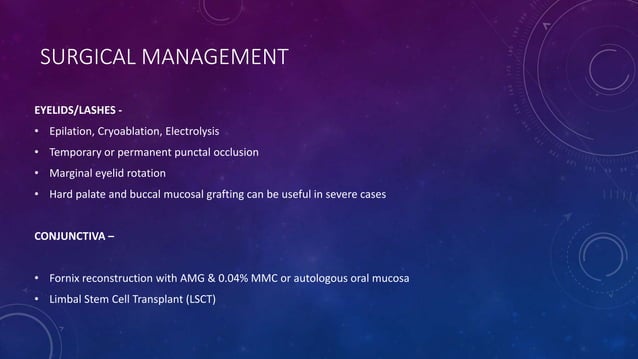 Ocular cicatricial pemphigoid, Stevens-Johnson Syndrome, Toxic ...
