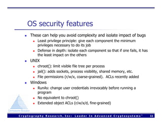 Foundations of Platform Security | PPT