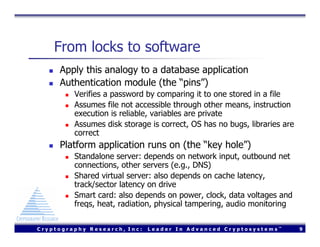 Foundations of Platform Security | PPT