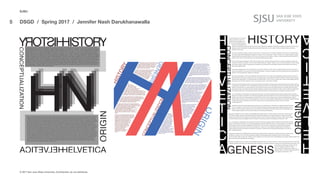 Final Projects from SJSU Graphic Design/Typography | PPT
