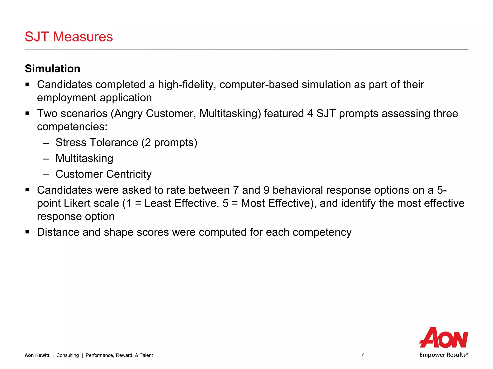 SJT Scoring Methods and their Impact on Group Differences and Validity ...